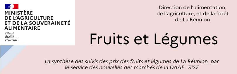 Infographie fruits et légumes janvier 2024 | DAAF de la Réunion